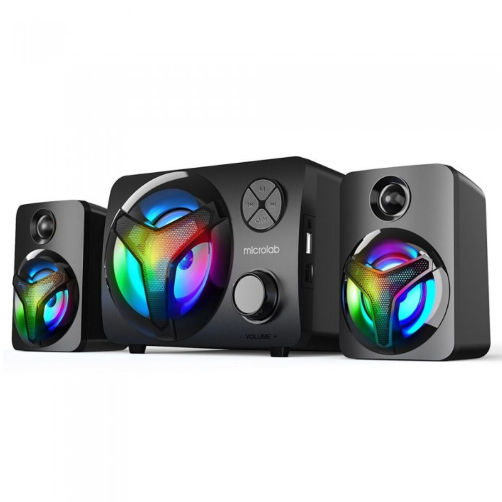 Microlab - Mini Stereo - RGB Speaker System – Selfani