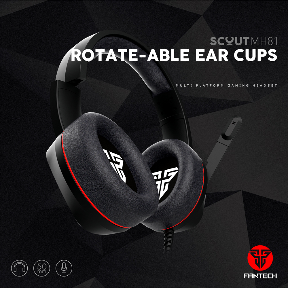 Fantech - Gaming Headset - MH81 Scout - Multi Platform – Selfani