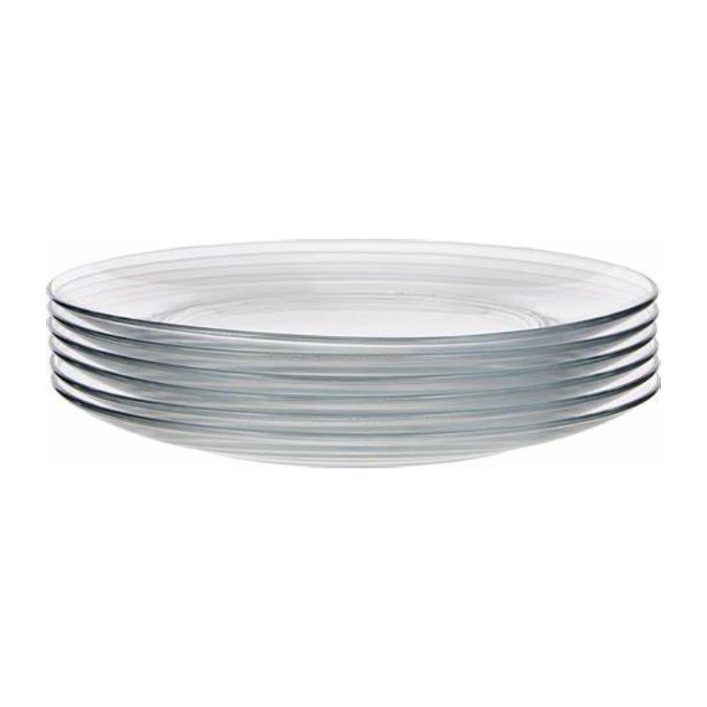 Duralex - Clear Plate - Set of 6 – Selfani